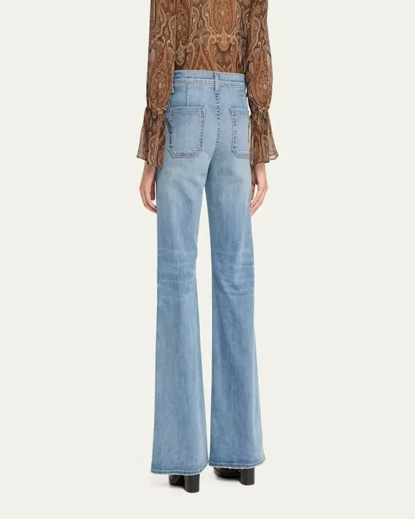 NILI LOTAN - Nili Lotan Florence Denim Flare Jeans