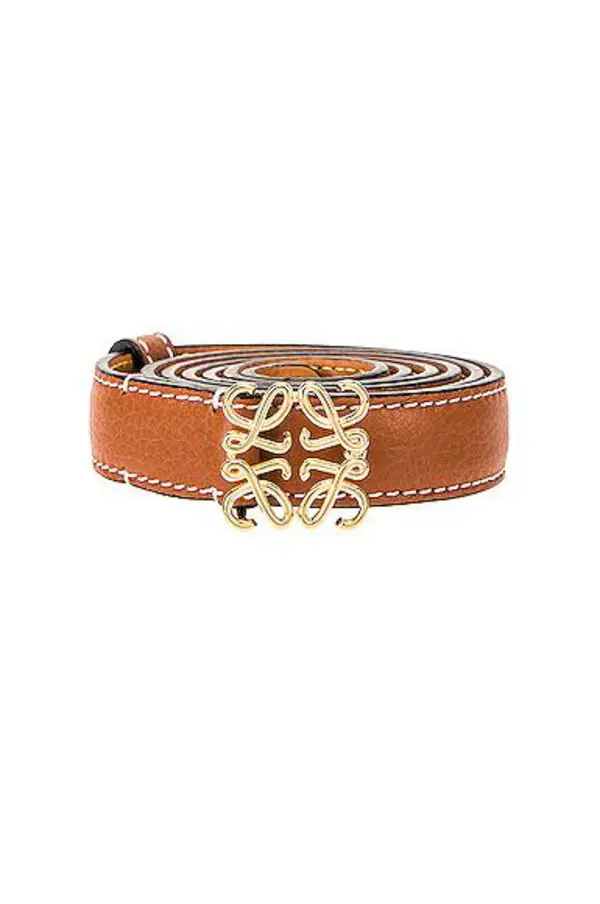 Loewe Anagram 2cm Belt In Black