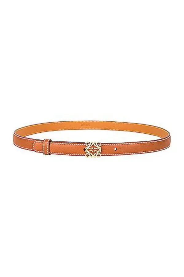 Loewe Anagram 2cm Belt In Black