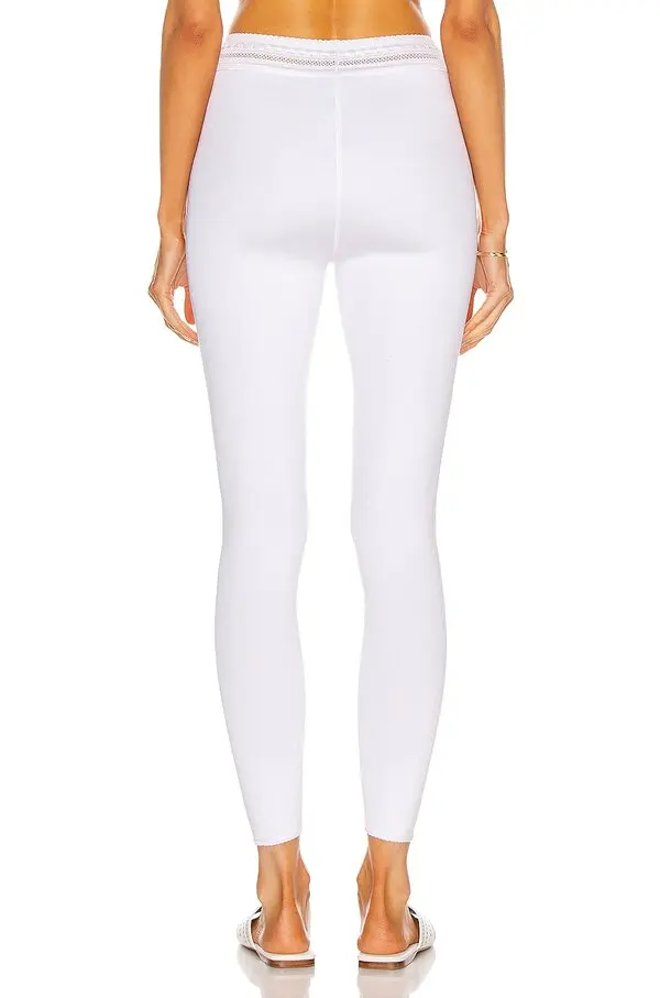 Alaïa Edition 1993 The Lace Knit Leggings In White