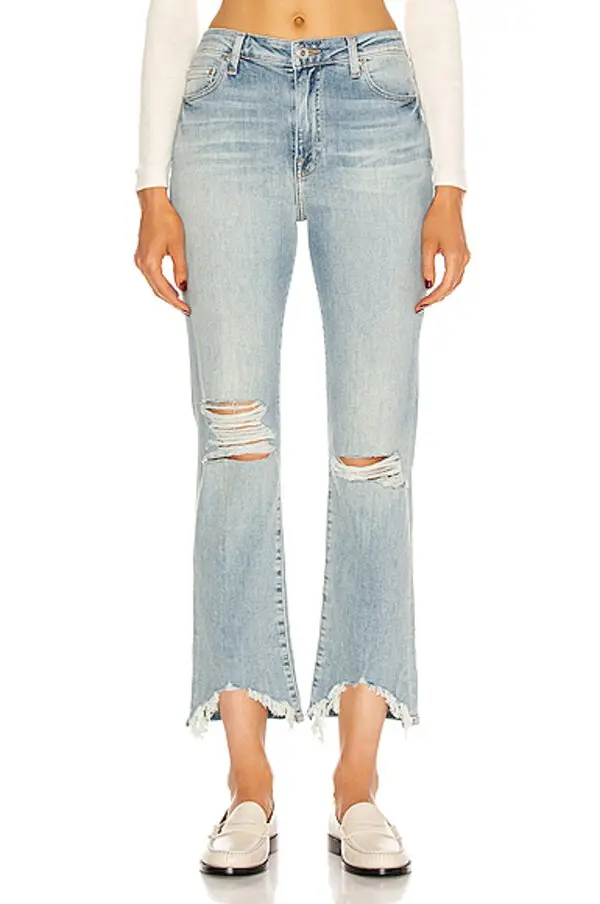 Simkhai River High Rise Straight In Denim Light
