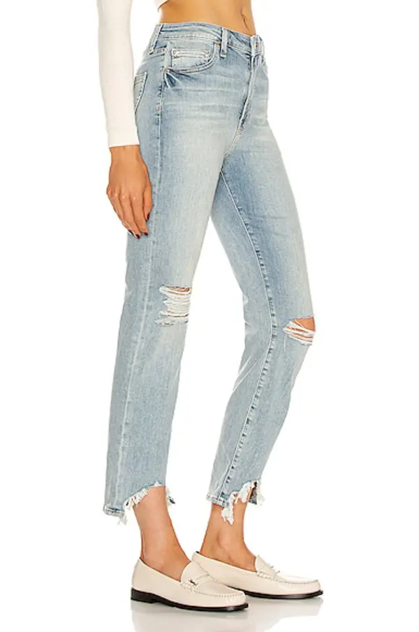 Simkhai River High Rise Straight In Denim Light