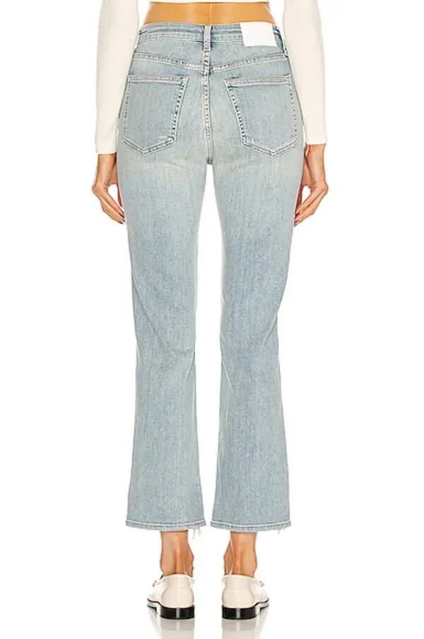 Simkhai River High Rise Straight In Denim Light