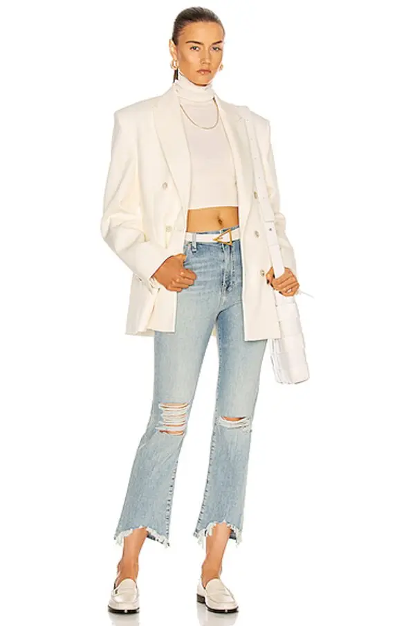 Simkhai River High Rise Straight In Denim Light