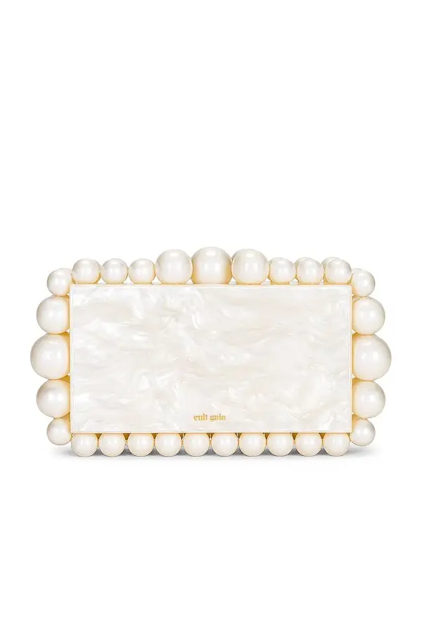 Cult Gaia Eos Clutch - Ivory