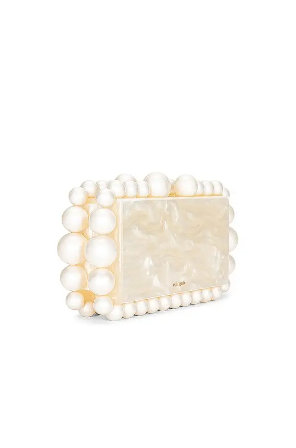 Cult Gaia Eos Clutch - Ivory