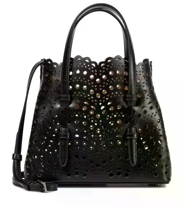 AZZEDINE ALAIA Alaia Mina 20 Vienne Wave Leather Bag