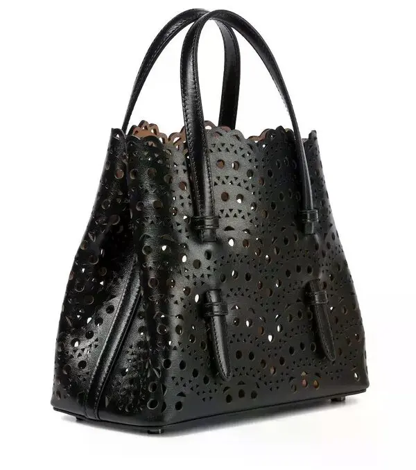 AZZEDINE ALAIA Alaia Mina 20 Vienne Wave Leather Bag