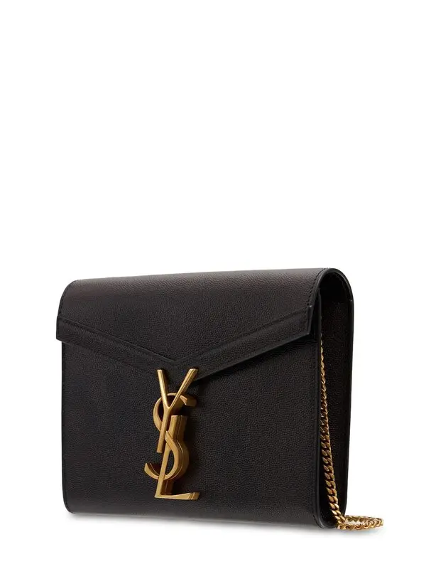 Saint Laurent Cassandra Leather Chain Wallet Bag