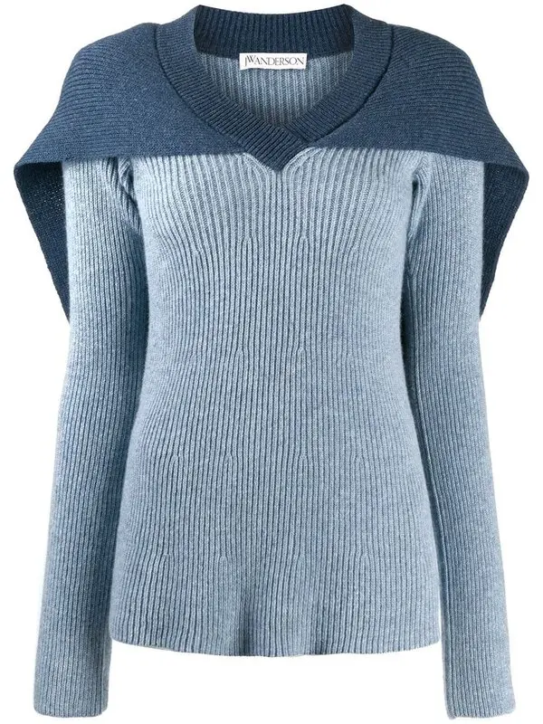 JW Anderson Cape Knitted Jumper