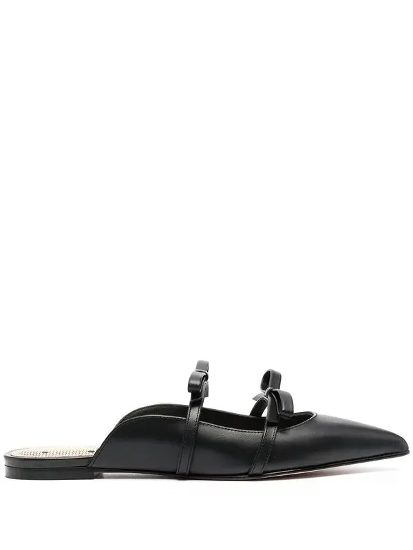 Red Valentino Bow Strap Ballerinas