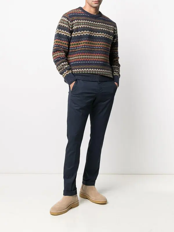 DONDUP Straight-leg Chinos - Blue