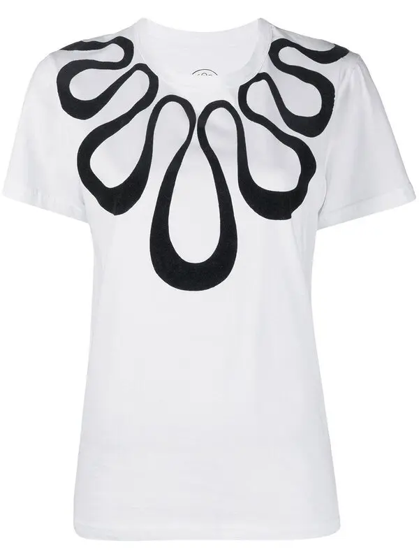 10 CORSO COMO Eden Necklace Print T-shirt - White