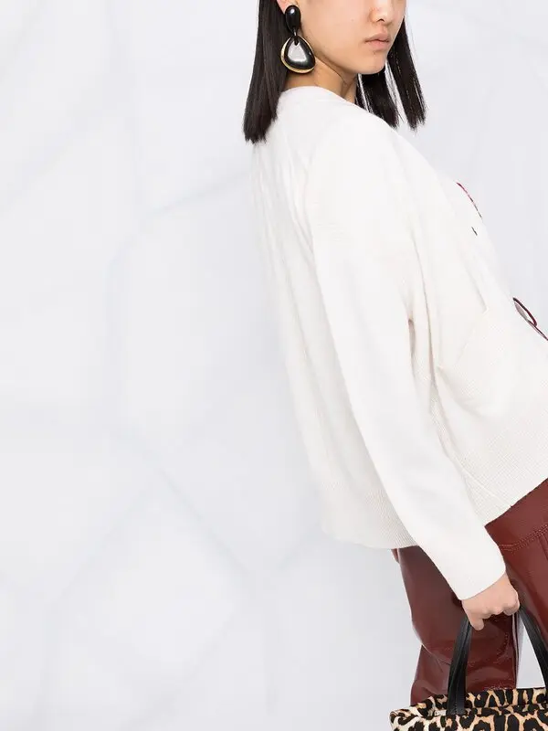 BARRIE Rib-detail Cashmere Cardigan - Neutrals
