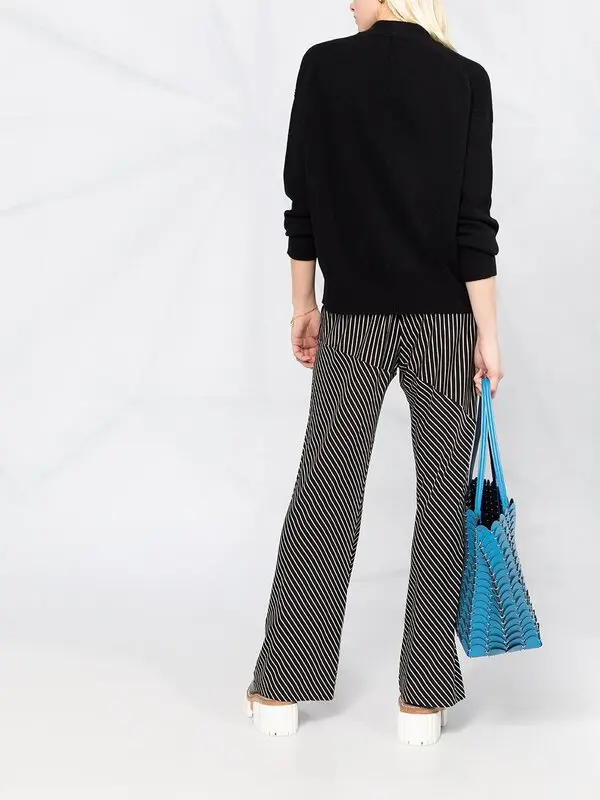BARRIE Button-up Cashmere Cardigan - Black