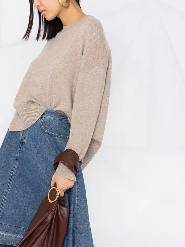 BARRIE Iconic Cashmere Pullover - Neutrals
