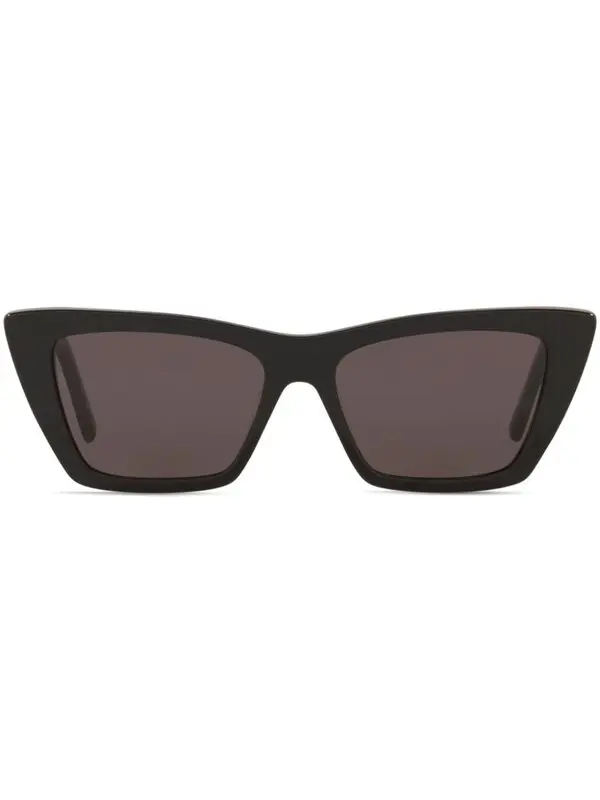 Saint Laurent Cat-eye Frame Sunglasses - Black