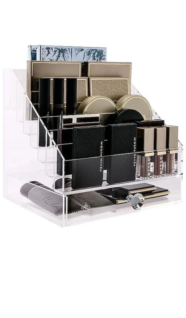 IMPRESSIONS VANITY Diamond Collection Palette Organizer - Clear