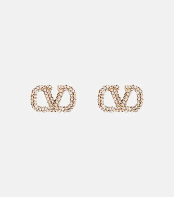 Valentino Garavani Vlogo Stud Earrings - Gold