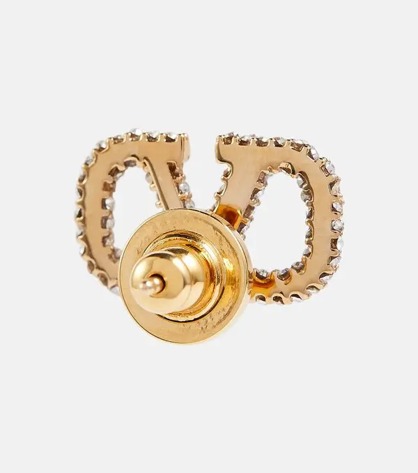 Valentino Garavani Vlogo Stud Earrings - Gold