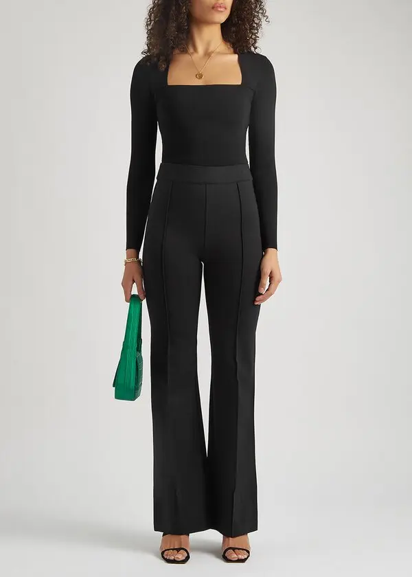 Spanx Stretch-jersey Flared-leg Trousers