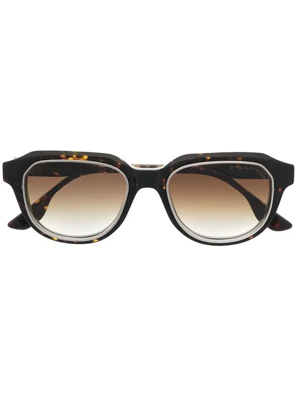 Dita Gold-rimmed Tortoiseshell Sunglasses