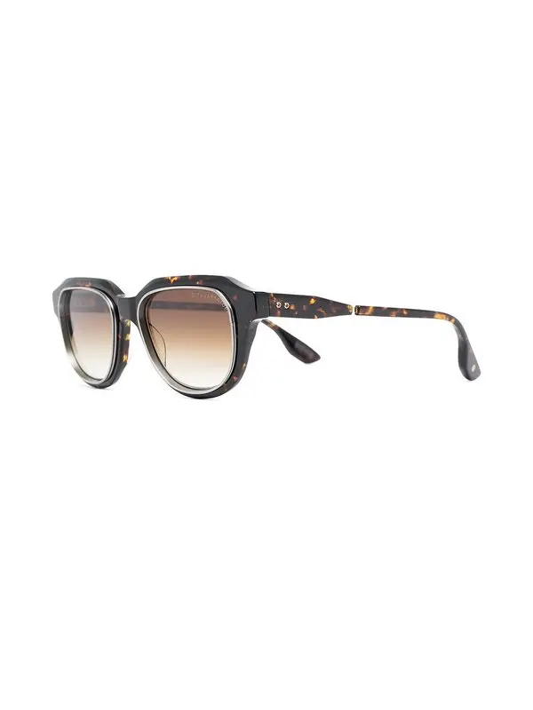 Dita Gold-rimmed Tortoiseshell Sunglasses