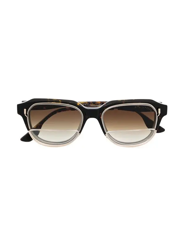 Dita Gold-rimmed Tortoiseshell Sunglasses