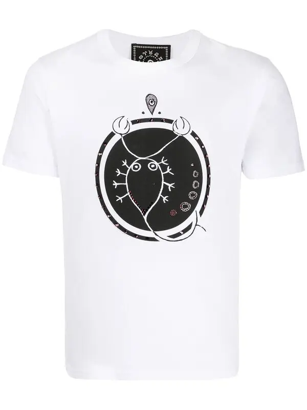 10 CORSO COMO Scorpio Print T-shirt - White