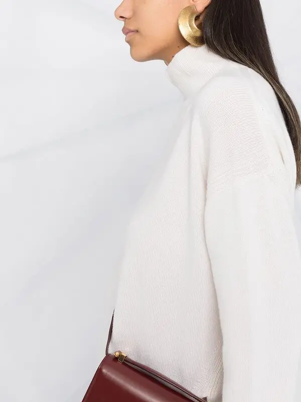 BARRIE Cashmere Rollneck Jumper - Neutrals