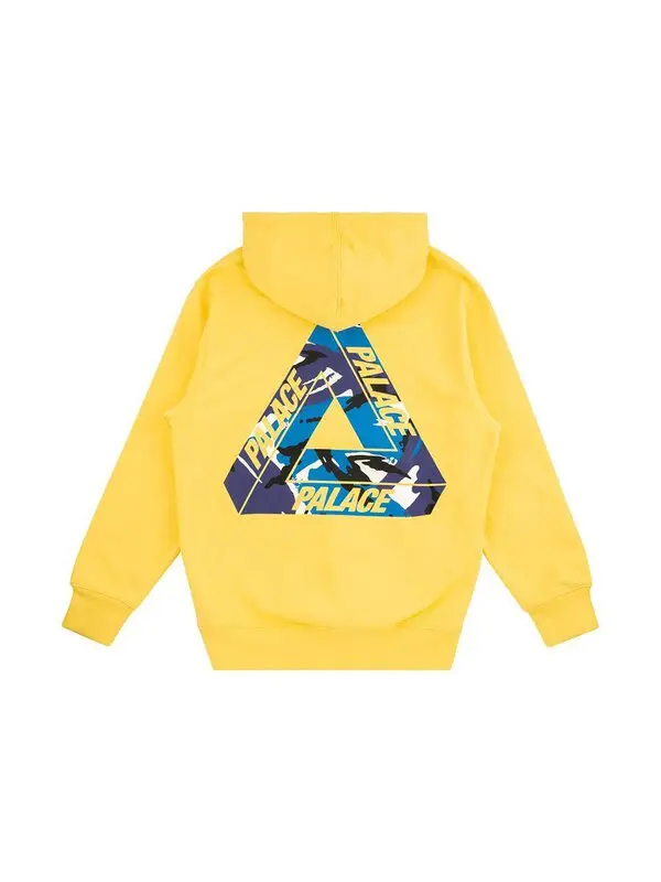 PALACE Tri-camo Print Hoodie - Yellow