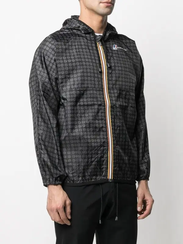 10 CORSO COMO Graphic-print Hooded Raincoat