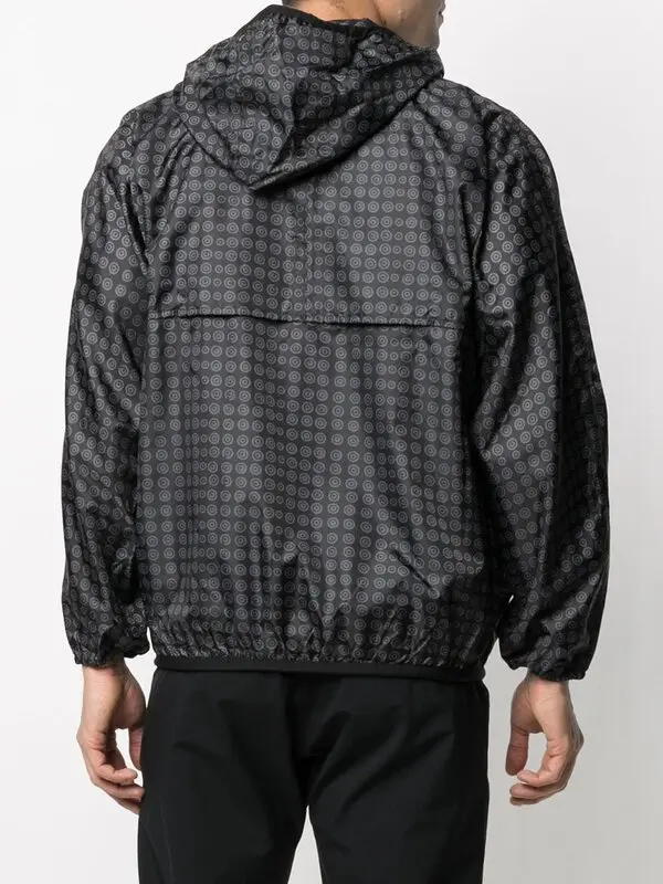 10 CORSO COMO Graphic-print Hooded Raincoat