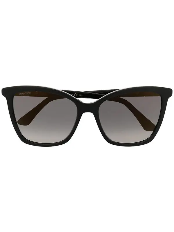 JIMMY CHOO Alis Butterfly-frame Sunglasses - Black
