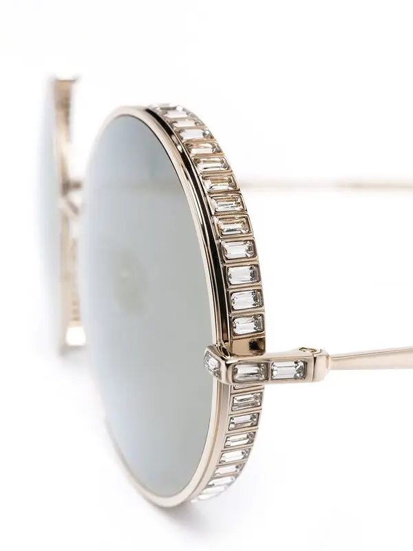 JIMMY CHOO Ys Round-frame Sunglasses