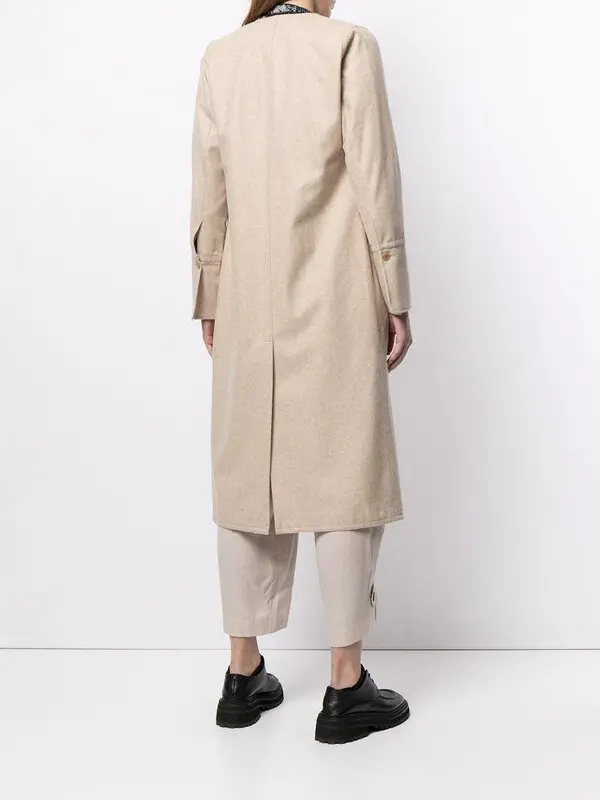 Y’s Asymmetric Front Wool Coat
