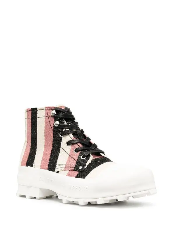 Camper Traktori Striped Ankle Boots