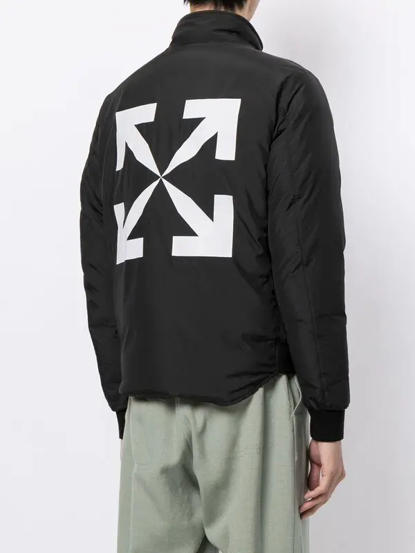 Off-White Arrows Motif Reversible Puffer Jacket