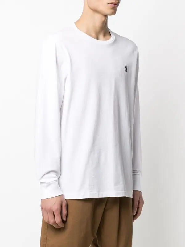 Polo Ralph Lauren Embroidered Logo T-shirt - White