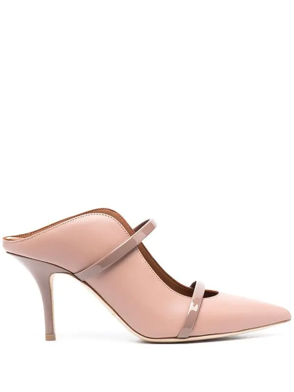 MALONE SOULIERS 110mm Maureen Mules - Neutrals