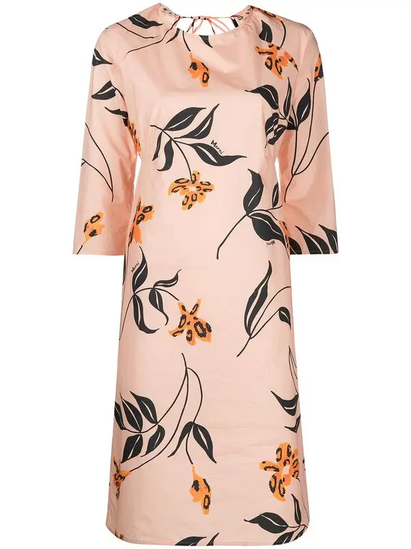 Marni Floral-print Shift Dress
