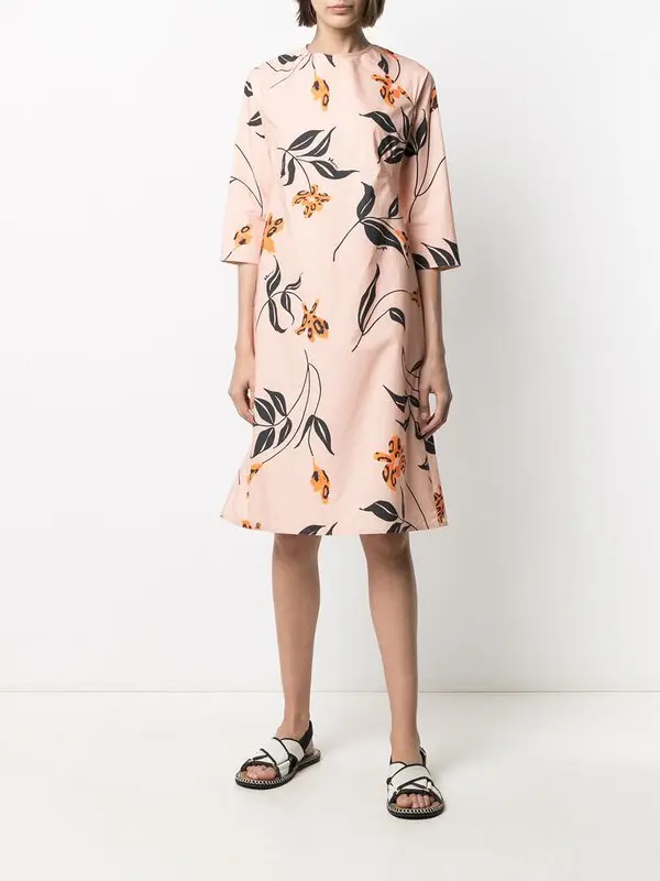 Marni Floral-print Shift Dress