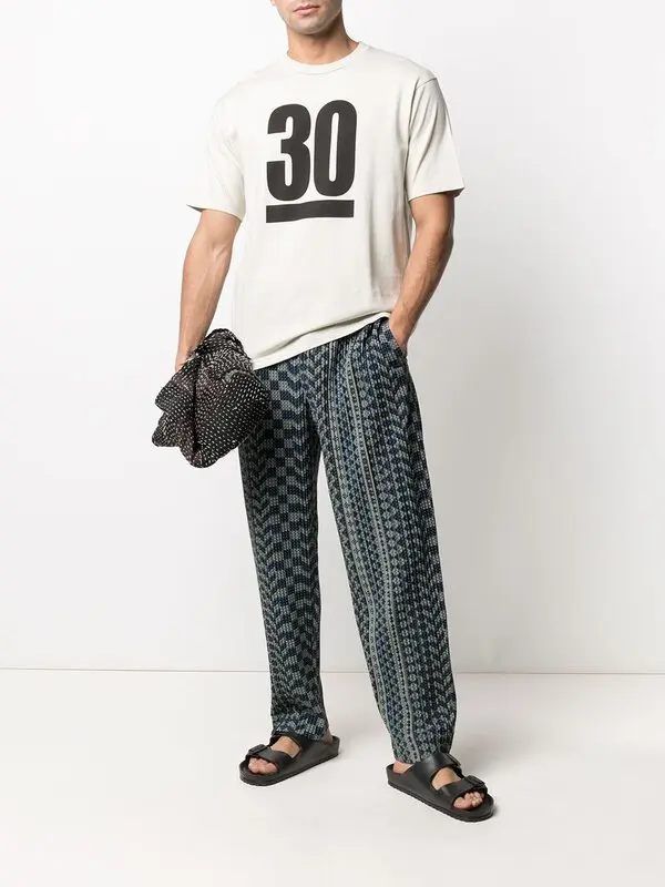Undercover Slogan-print Cotton T-shirt - Neutrals