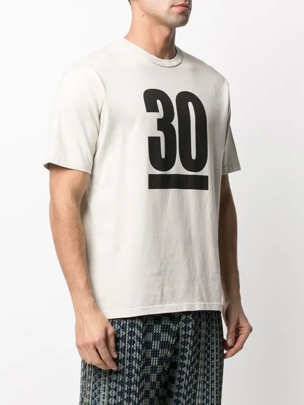 Undercover Slogan-print Cotton T-shirt - Neutrals