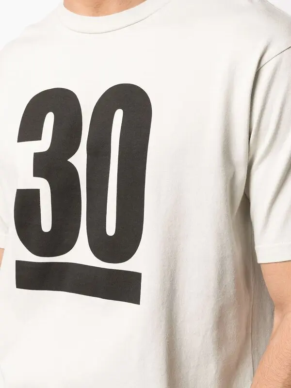 Undercover Slogan-print Cotton T-shirt - Neutrals