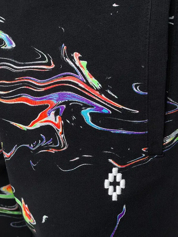 COUNTY OF MILAN Marble Print Track Trousers