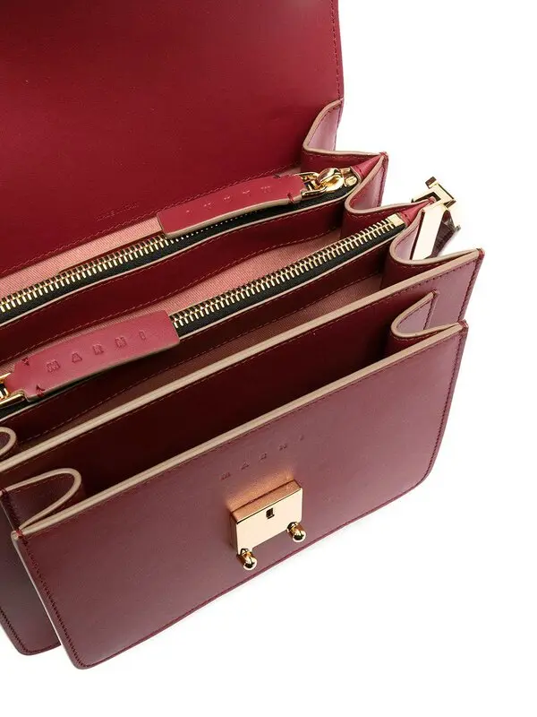 MARNI★TRUNK MEDIUM ショルダーバッグ★BURGUNDY★ Buy Marni Medium Trunk Shoulder Bag 'Burgundy' - SBMPN09U07 LV455