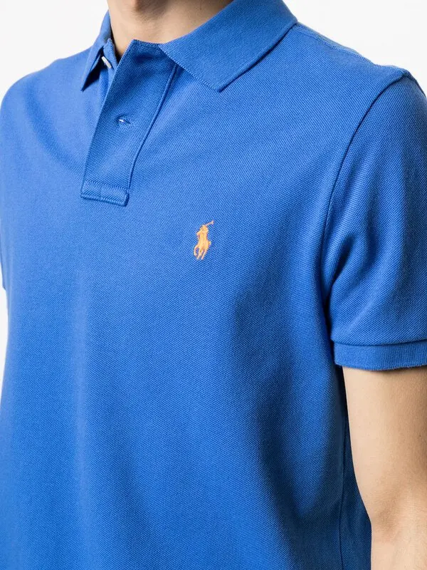 Polo Ralph Lauren Embroidered Polo Pony Polo Shirt - Blue