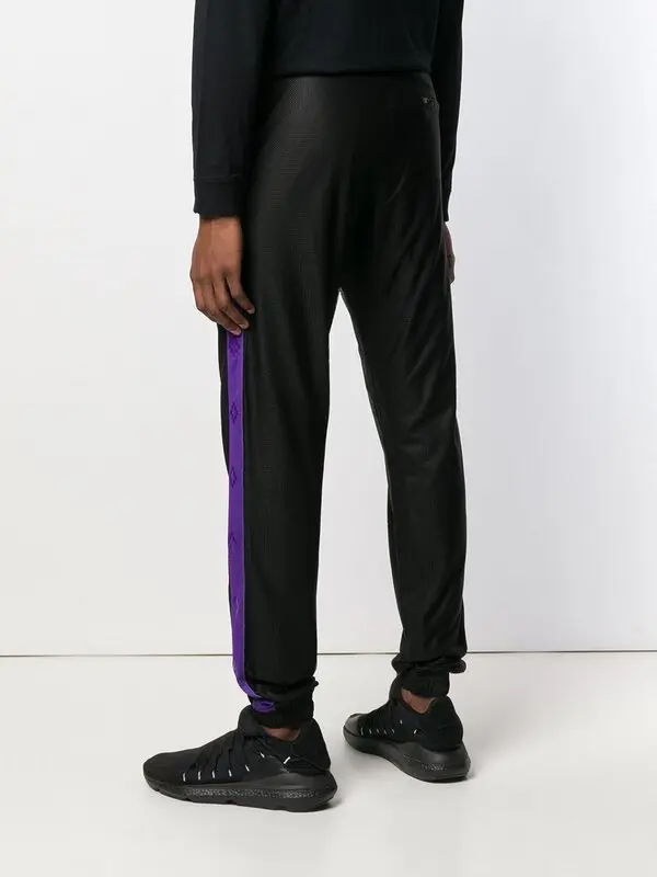 COUNTY OF MILAN Coated Stripe Track Pants