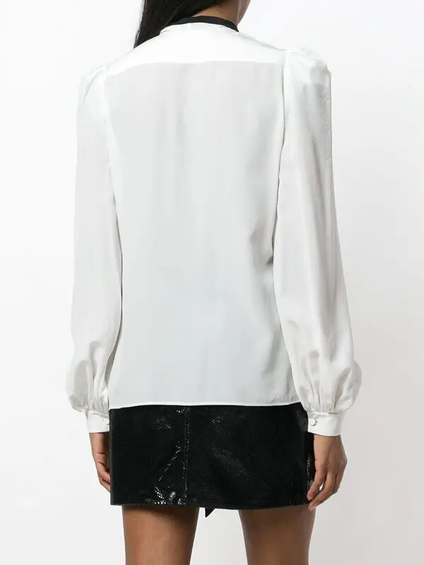 Givenchy Lavalliere Collar Blouse